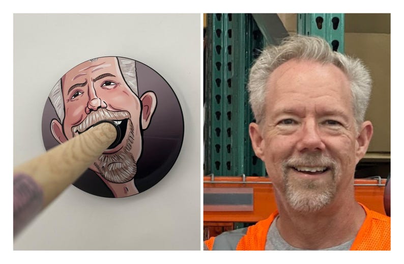 Custom Caricature Plunger Funny Gag Gift, Novelty Item, White Elephant ...