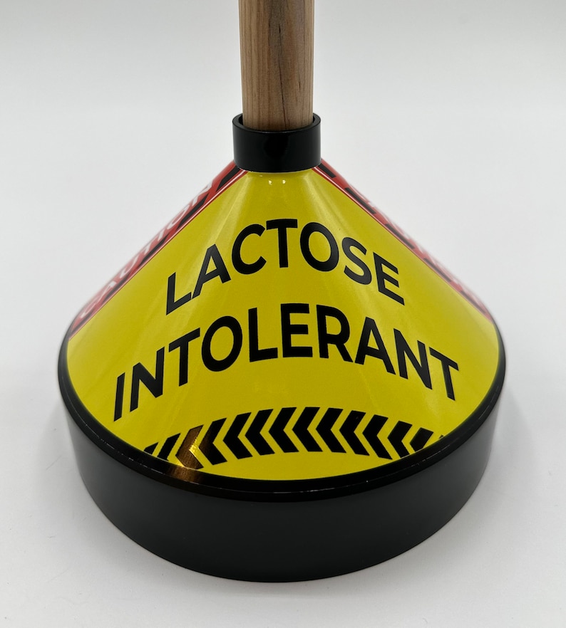 Lactose Intolerance Funny Plunger - Gag Gift for Adults Who Are Lactose ...