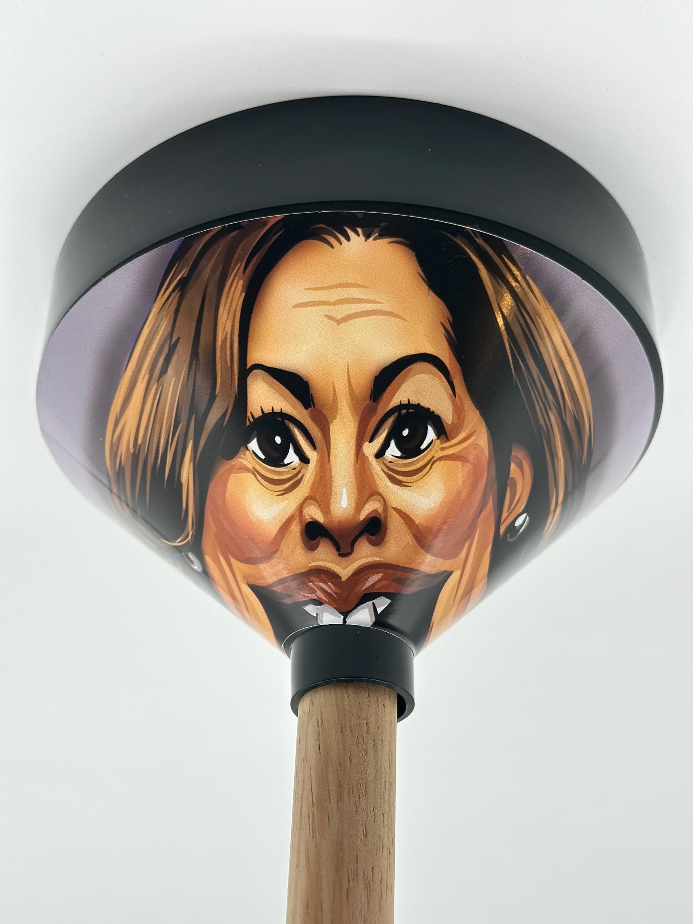 Crazy Kamala Harris Plunger - Funny Gag Gift, Novelty Item, White ...
