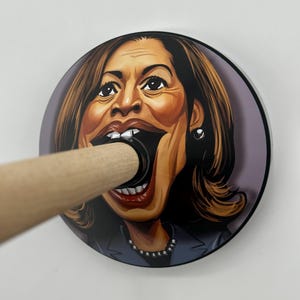 Crazy Kamala Harris Plunger - Funny Gag Gift, Novelty Item, White ...