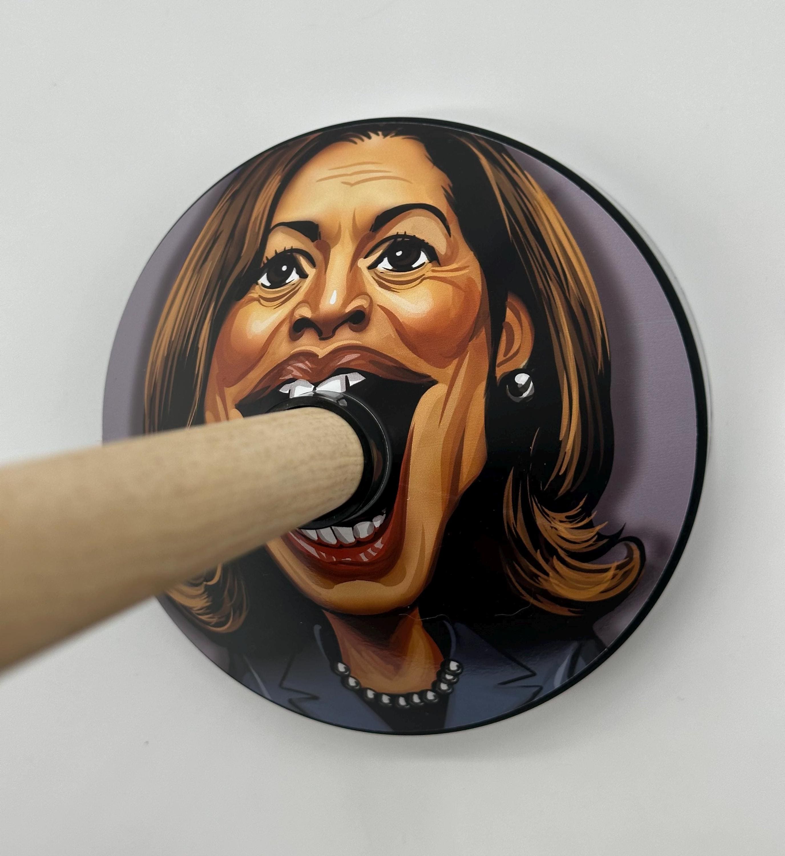 Crazy Kamala Harris Plunger - Funny Gag Gift, Novelty Item, White ...