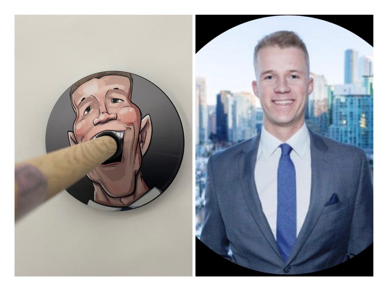 Custom Caricature Plunger - Funny Gag Gift, Novelty Item, White ...