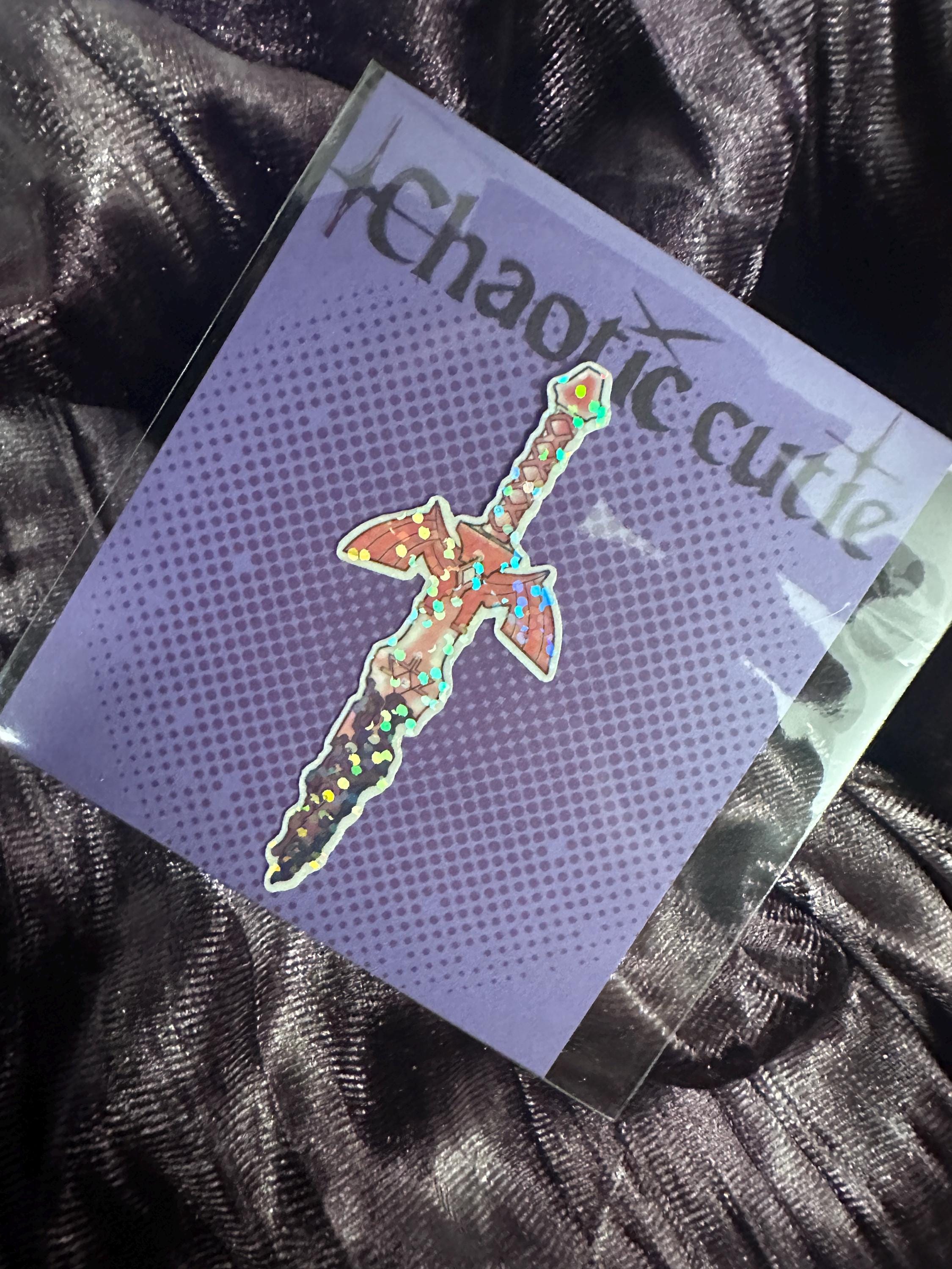 Pink Glitter Decayed Master Sword // TOTK, Legend of Zelda, Laptop ...