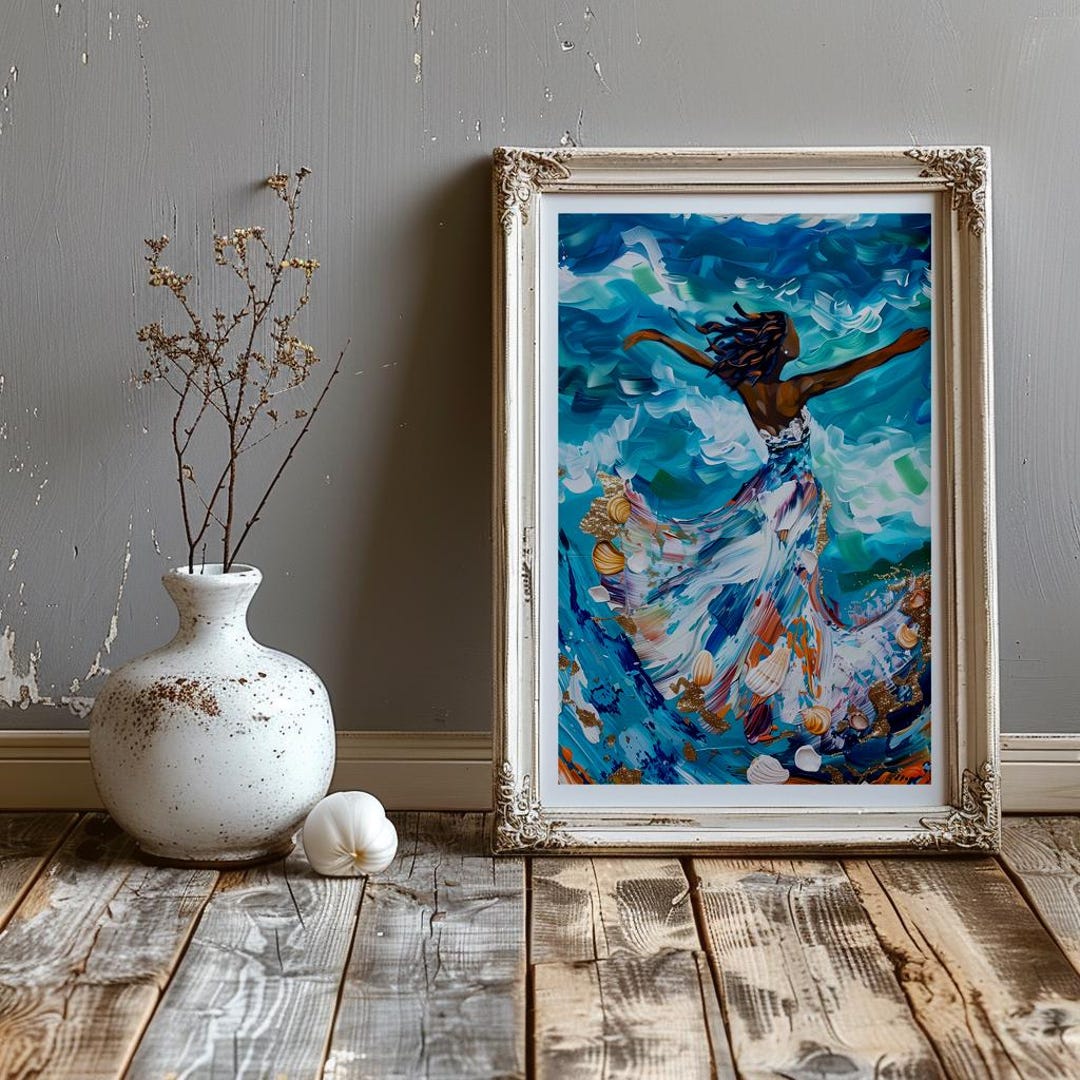 Orishas Oricha Yemaya Yoruba Santeria Goddess of Sea & Motherhood Afro ...