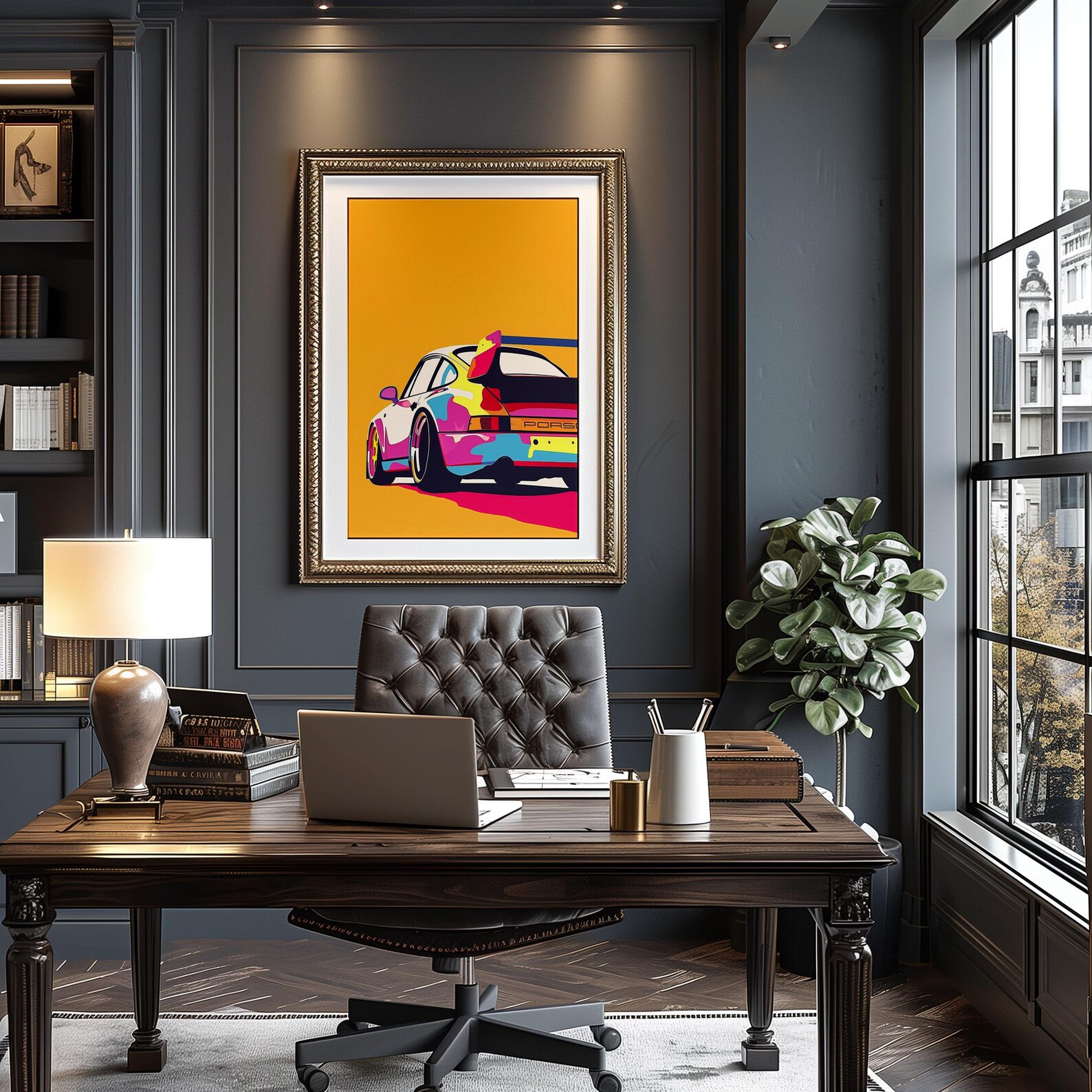 Porsche 911 RWB Poster, Vintage Car Wall Art, Motorsport Collector's ...