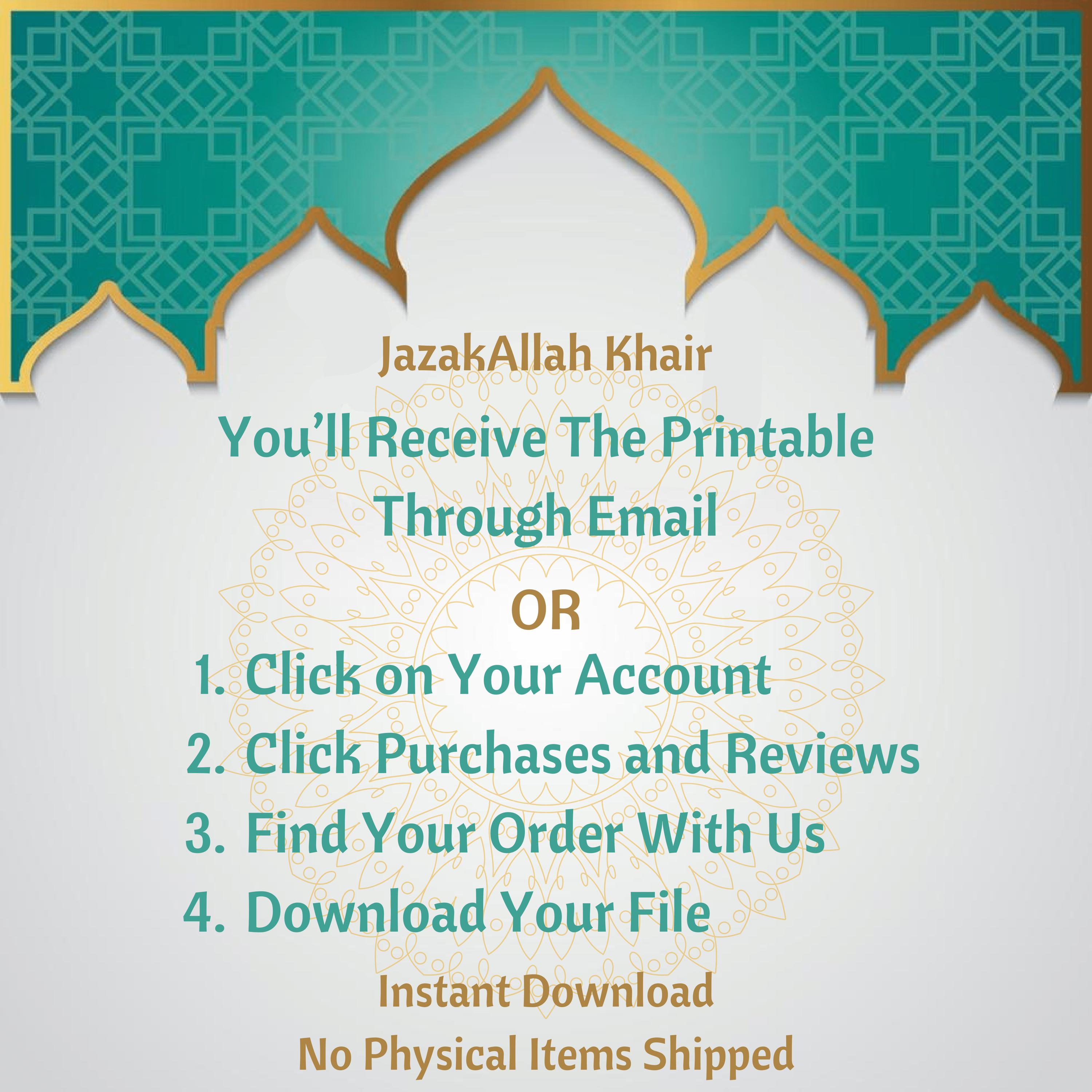 Cute Islamic Bookmarks for Muslim Girls | Aesthetic Muslim Kids Gift ...