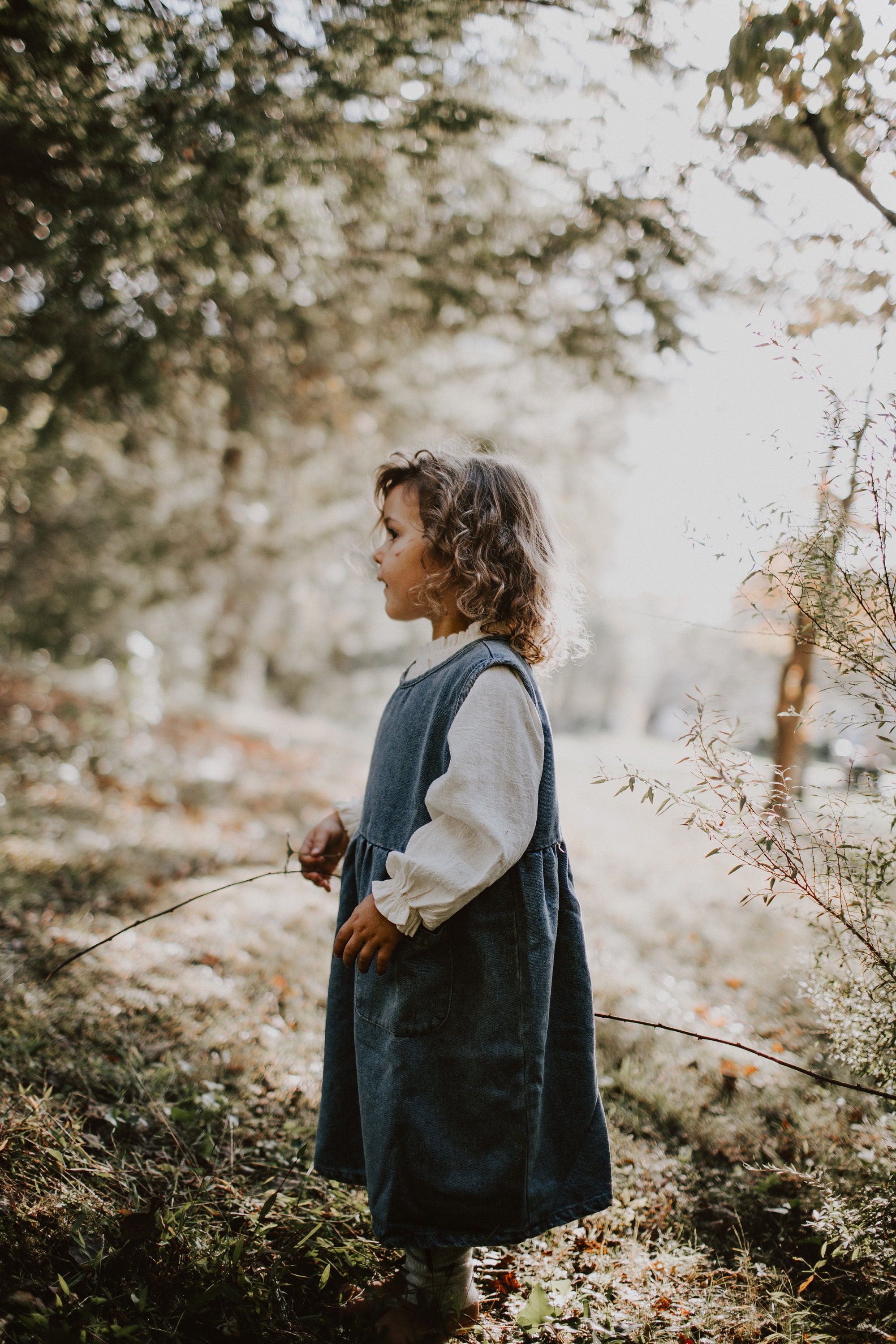 Handmade Kids Denim Oversized Dress, Farm Dress, Vintage Dress, Baby ...
