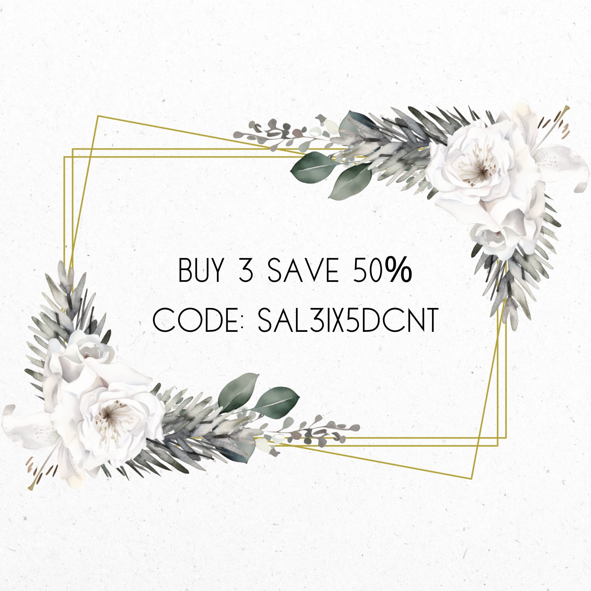 Watercolor Winter Flower Clip Art Frames Bouquets and - Etsy