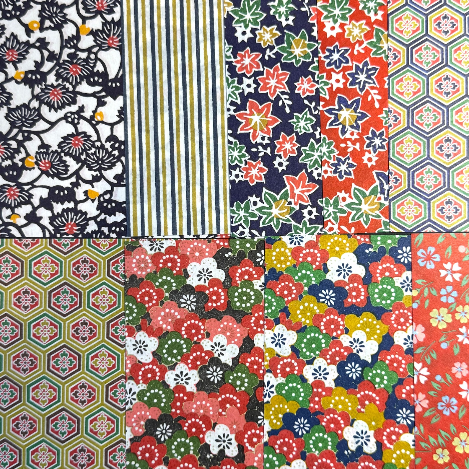 200 Japanese Yuzen Washi Chiyogami Papers 26 Patterns Assorted - Etsy