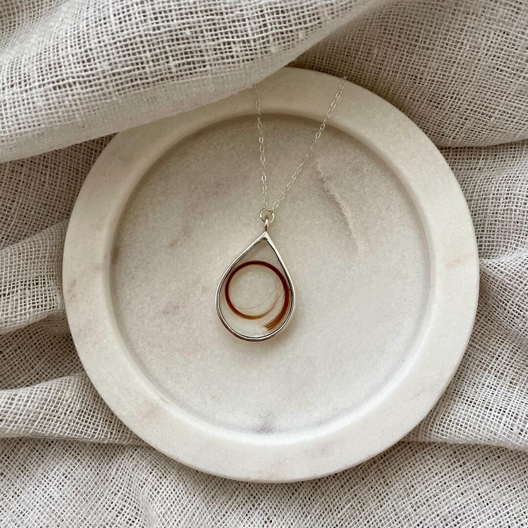 Baby First Haircut Keepsake Jewelry, Lock of Hair Locket, Hair Memorial ...