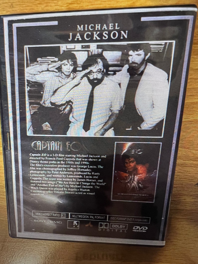 Michael Jackson Captain EO on Dvd ! - Etsy