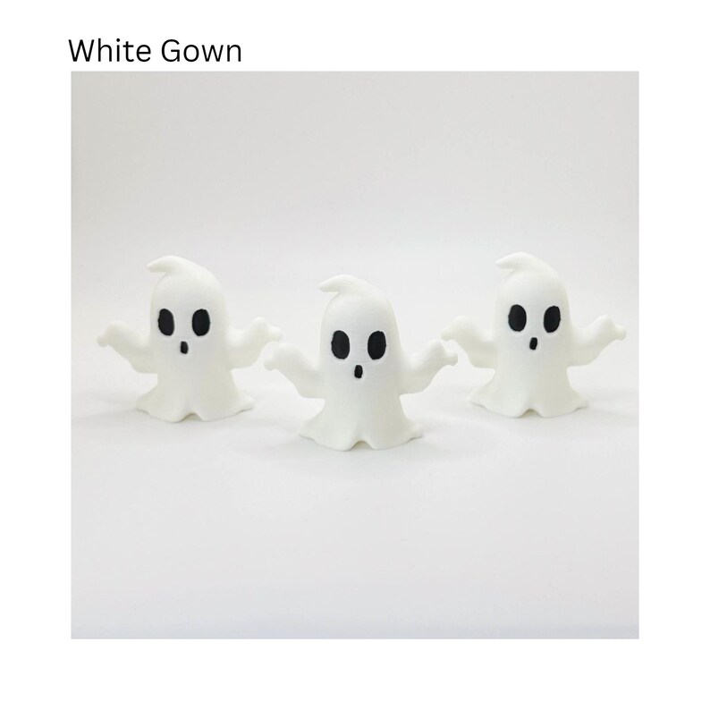 Halloween Ghost Decorations Cute Spooky Figurines Cartoon Ghost ...