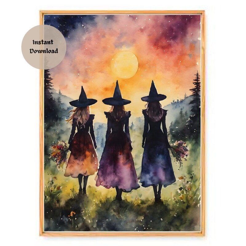 Witch Print - Etsy