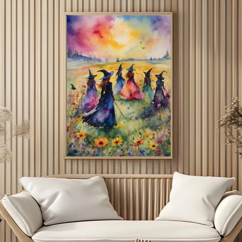 MIDSUMMER WITCHES GATHER ~ Altar Print (digital Download Only) ~ Witchy ...