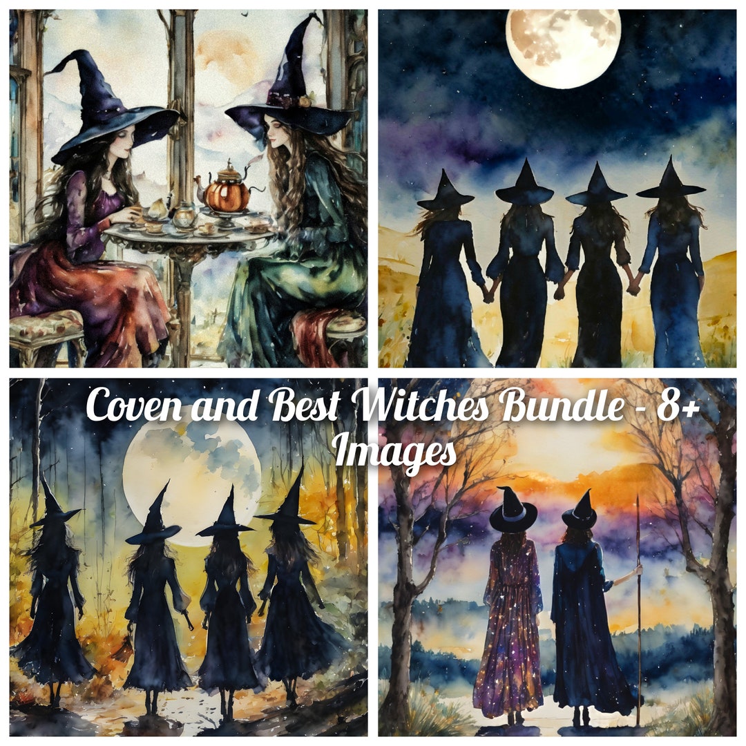 COVEN and BEST WITCHES Bundle 8+ Images Artwork Instant Digital ...