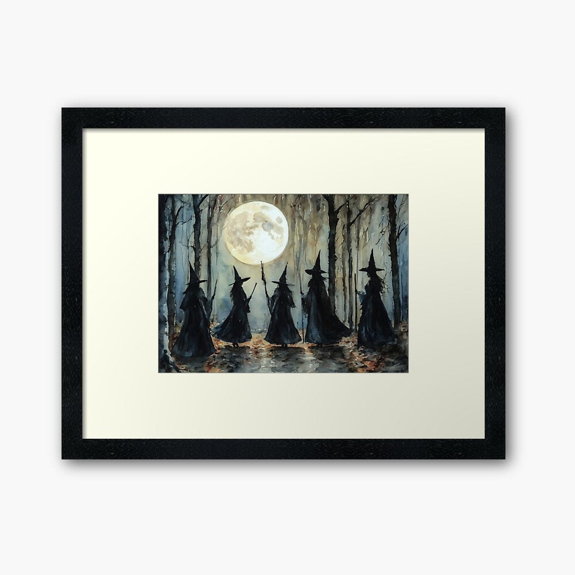 ESBAT ~ WITCHES Coven Meeting in the Woods ~ Altar Print (download Only ...