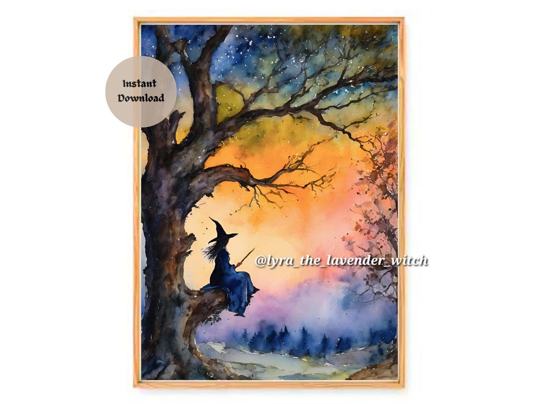 THE WISHING TREE ~ Altar Print (digital Download Only) ~ Witchy ...