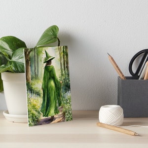 Ivy Green Witch in SPRING Forest ~ HD Altar Print (download Only ...