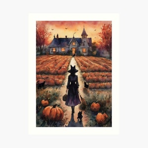 CAT WITCH ~ the Ultimate Cat Lady ~ HD Altar Print (download Only ...