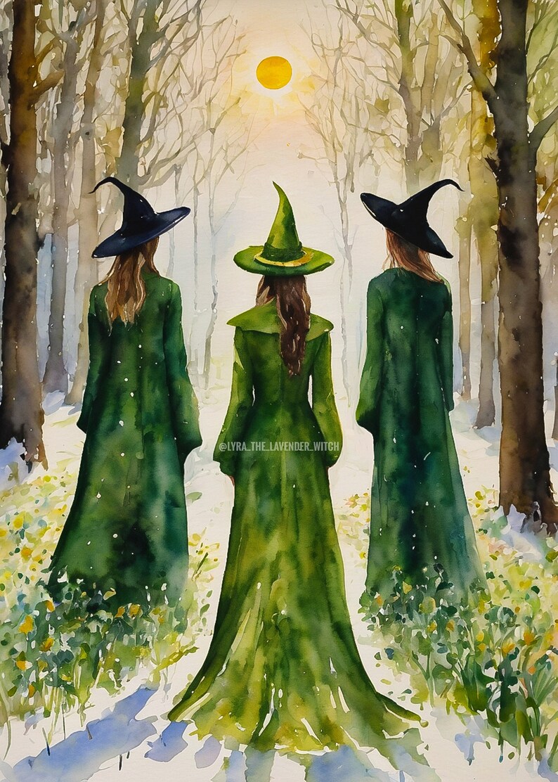 The March Witches - Between Seasons Green Coven Witchcraft Winter ...