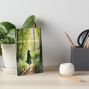 The Green Witch in Spring Woods ~ HD Altar Print (download Only) ~ Witchy Watercolour Wall Art ...