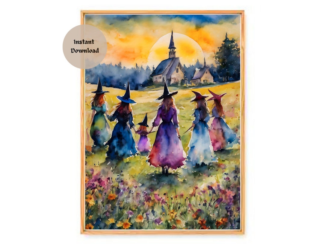 MIDSOMMAR ~ Witches Altar Print (download Only) ~ Printable Witch ...