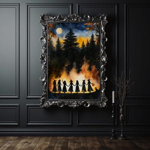 SAMHAIN ~ WITCHES Mischief Night Halloween ~ HD Altar Print (download ...