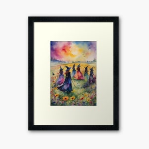 MIDSUMMER WITCHES GATHER ~ Altar Print (digital Download Only) ~ Witchy ...