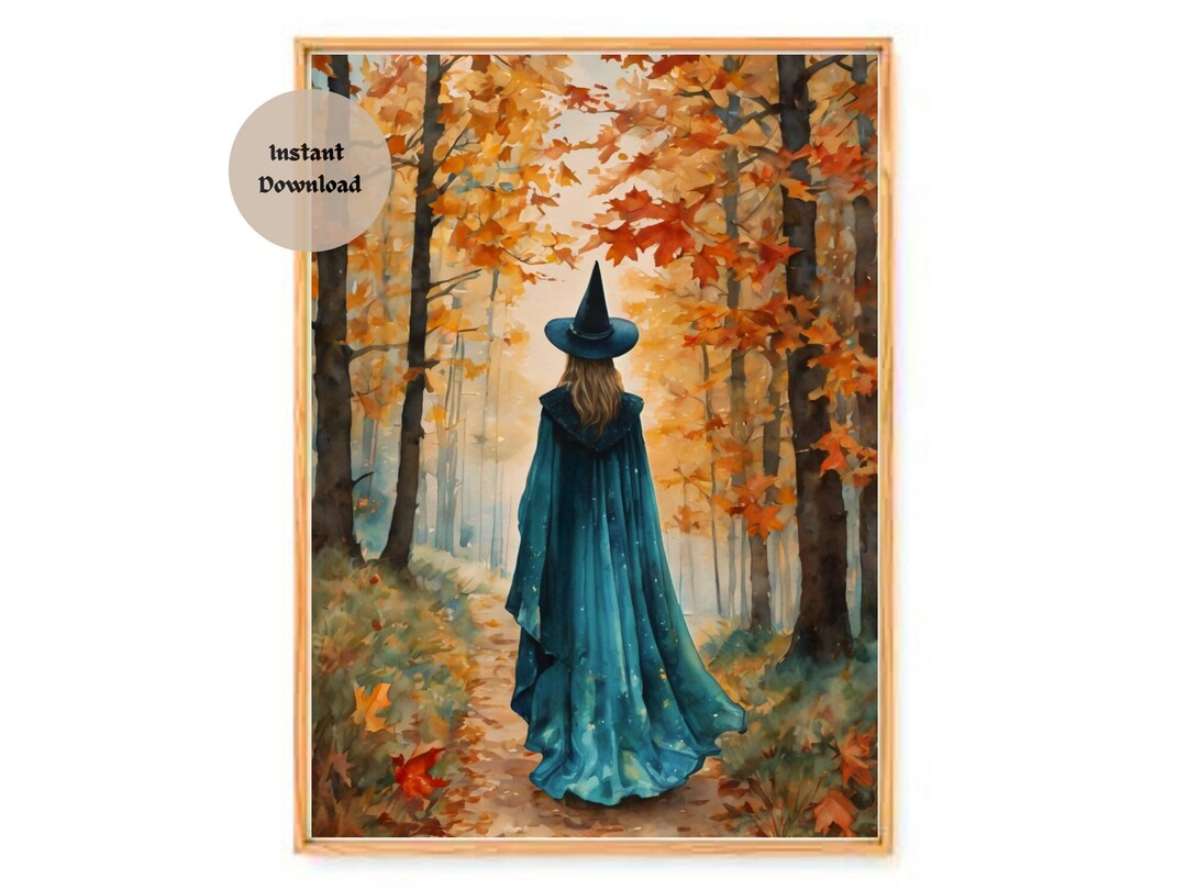 Enchanted by Autumn ~ HD Altar Print (download Only) ~ Witchy ...