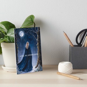 Winter Maiden of the Moon ~ HD Altar Print (download Only) ~ Witchy ...