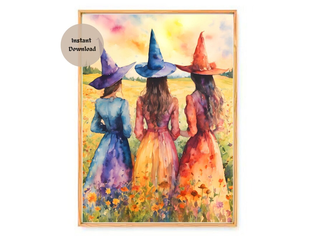 THE SUMMER WITCHES ~ Altar Print (hd Download Only) ~ Witchy ...