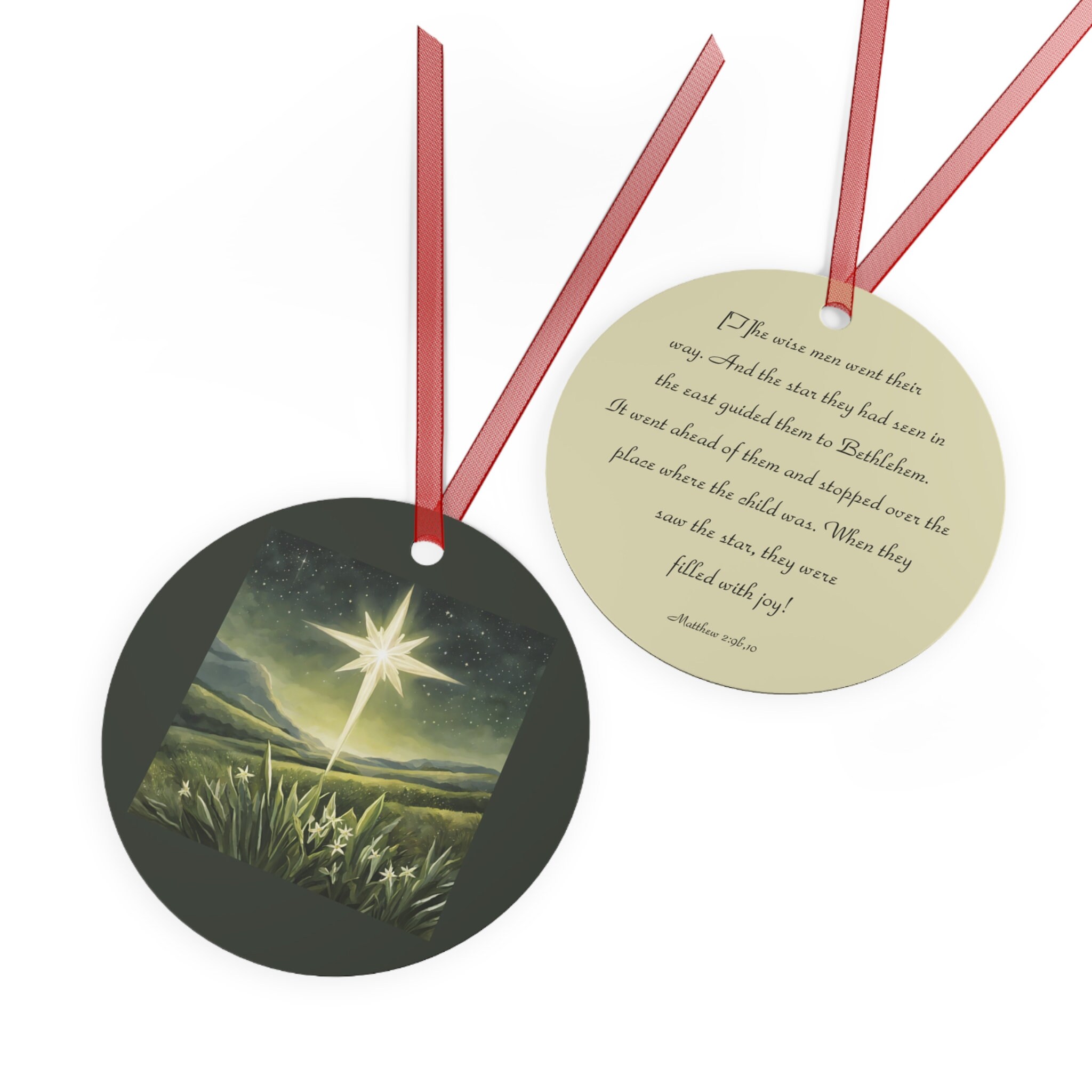Star of Bethlehem - Christmas Ornament US - Etsy