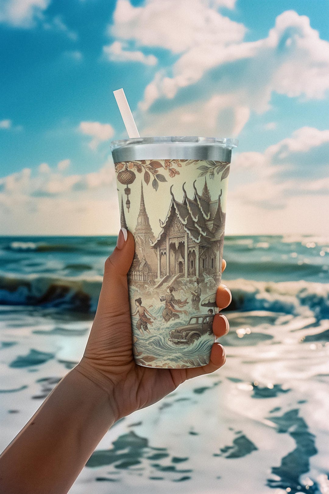 Custom Digital Portrait – Songkran Festival Gift | Personalized Art ...