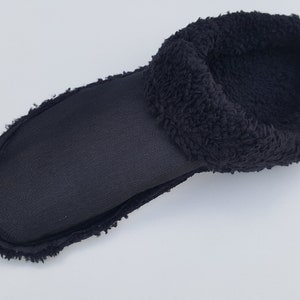 Insoles for Crocs Clogs Replacement White Black Fur Insert Lining Shoe ...