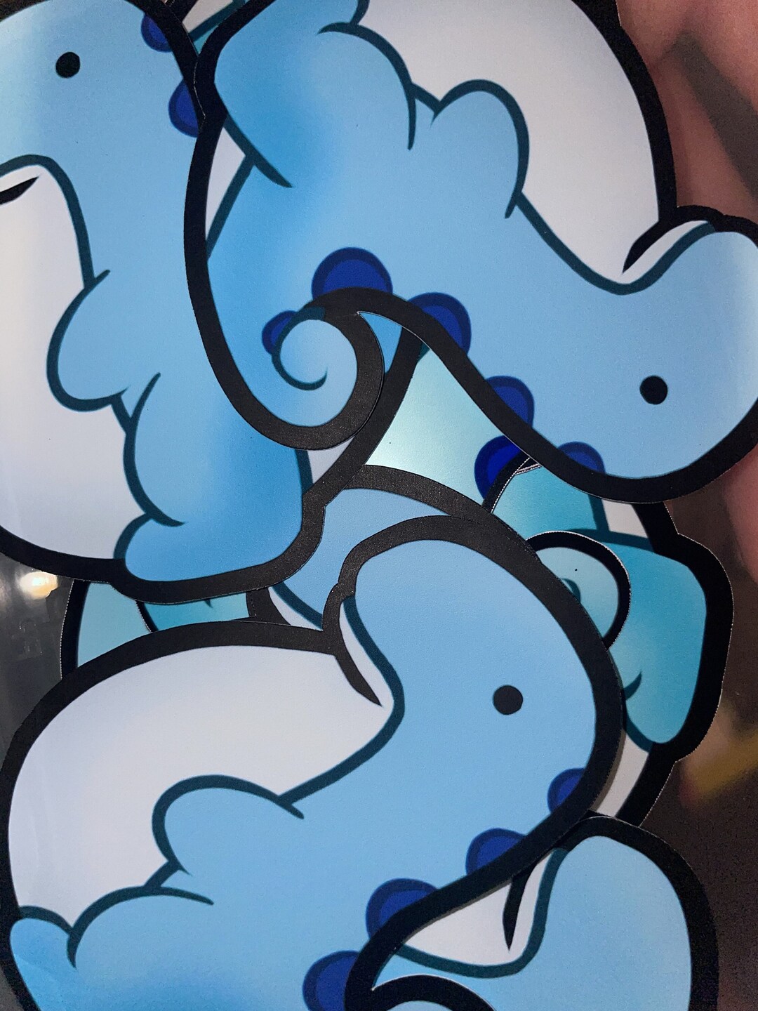 Cute Palworld Relaxaurus Dinosaur Sticker | Weatherproof Die Cut ...