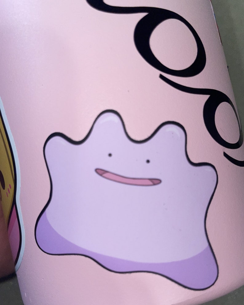 Cute Pokemon Ditto Sticker | Weatherproof Die Cut, Glossy or Matte ...
