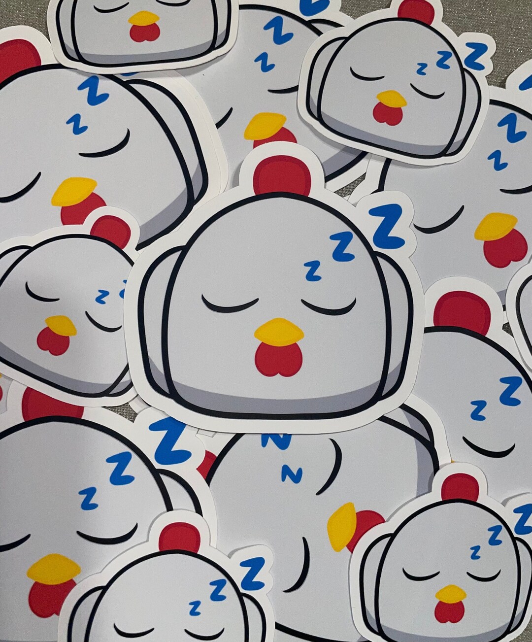 Cute Palworld Sleeping Chikipi Sticker Weatherproof Die Cut Glossy or ...