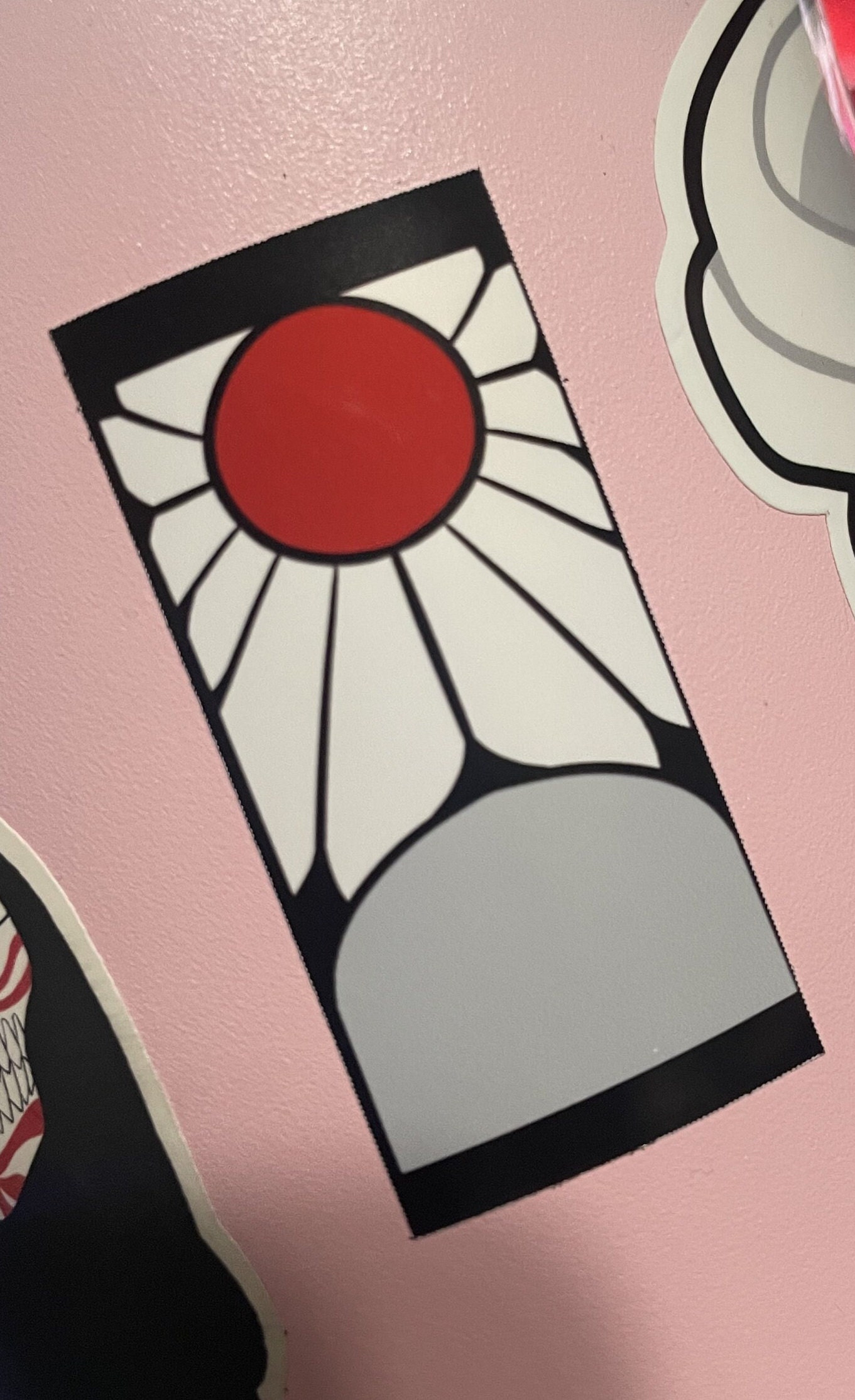 Demon Slayer Anime Tanjiro's Hanafuda Earring Sticker | Weatherproof ...