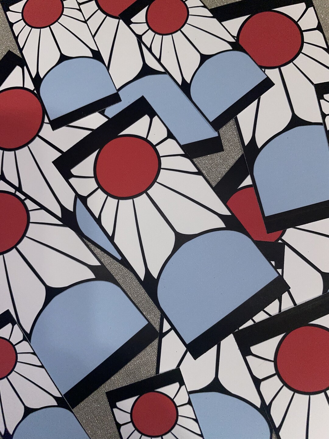 Demon Slayer Anime Tanjiro's Hanafuda Earring Sticker | Weatherproof ...