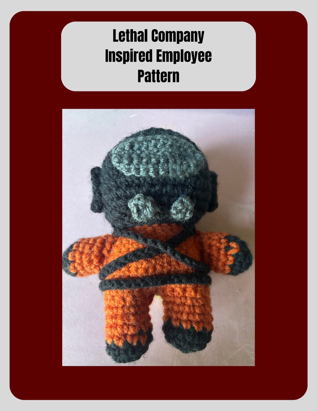 Lethal Company Inspired Employee Pattern - Etsy