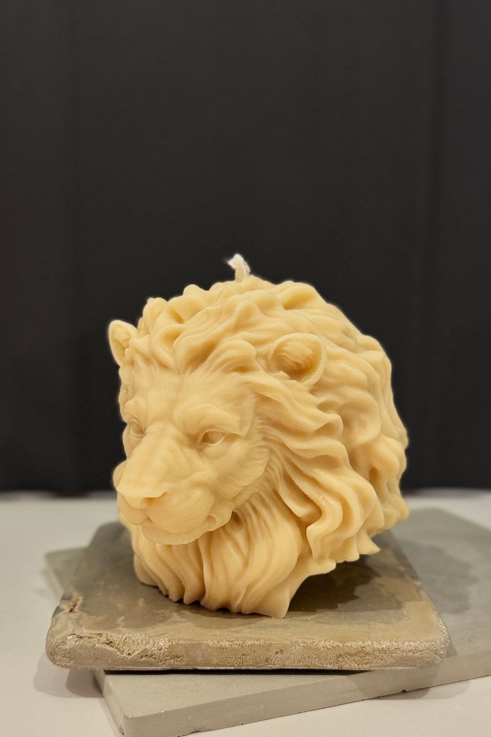 Lion Candle | Custom Color & Scent | Sculpture Candle | Natural Soy Wax ...