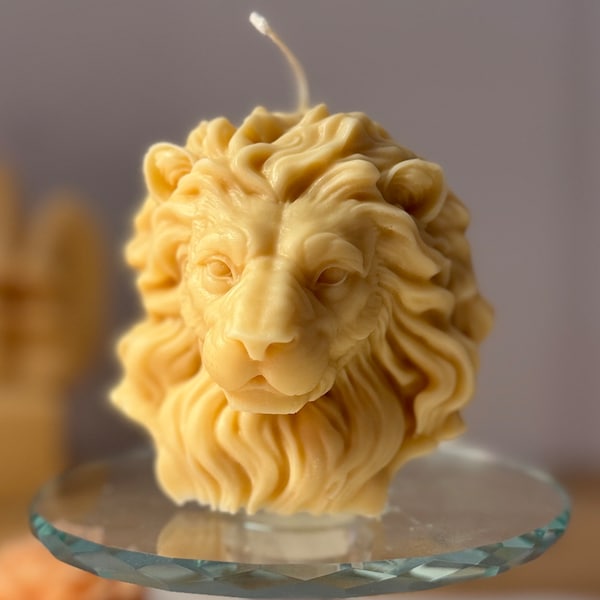Lion Candle - Etsy