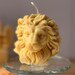 Lion Candle | Custom Color & Scent | Sculpture Candle | Natural Soy Wax ...