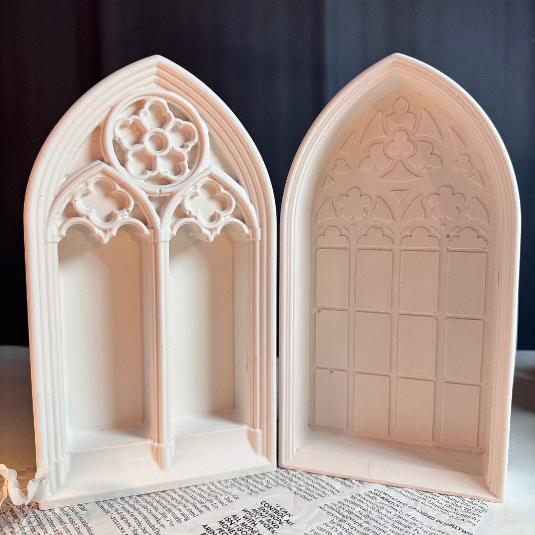 Church Window Tray| Custom Color Home Decor| Stoneware Decorative ...