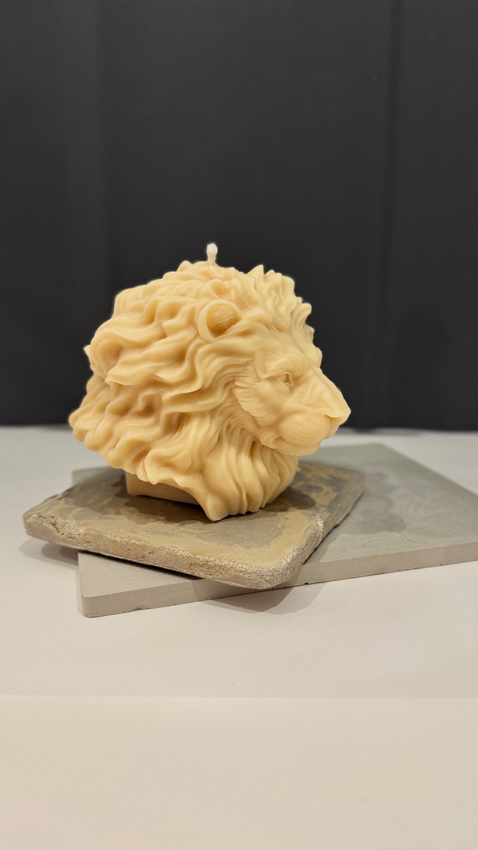Lion Candle | Custom Color & Scent | Sculpture Candle | Natural Soy Wax ...
