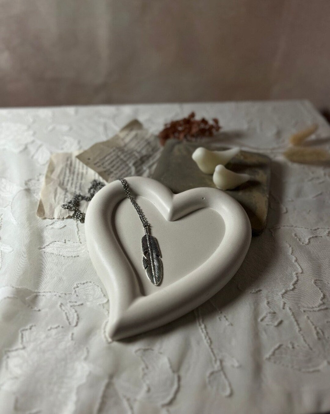 Sweetheart Tray| Heart Shaped Home Decor| Jewelry Dish| Gift for ...