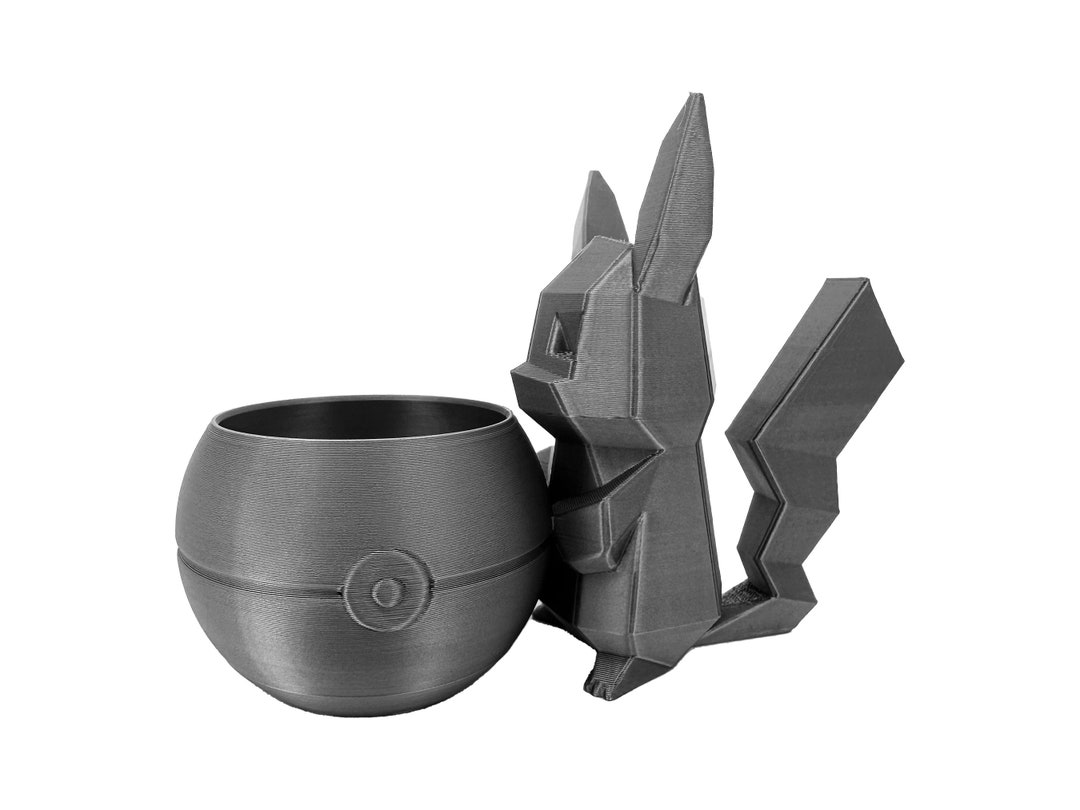 Pikachu Planter Pot 3D Print Planter Pot Figure Plants - Etsy