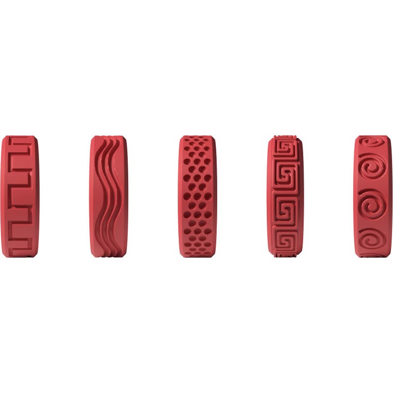 Abstract 10 Pattern Stamp Wheels Set #1 | 3D Printed Craft Tool ...