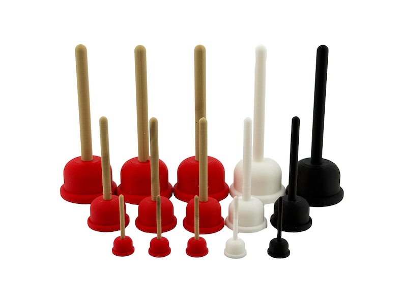 Miniature Plunger Dollhouse Accessory | 3D Printed Mini Plunger ...