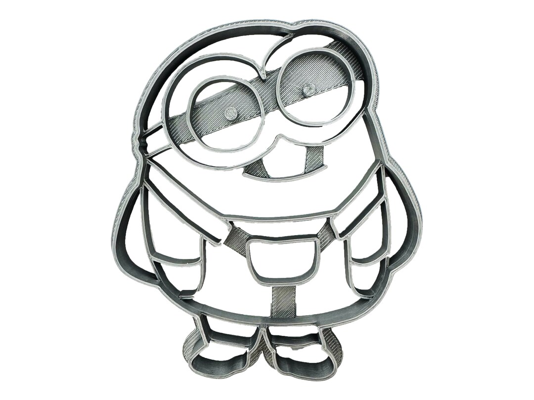 Minion Cookie Cutter 3D Printed Christmas Cookies Holiday - Etsy